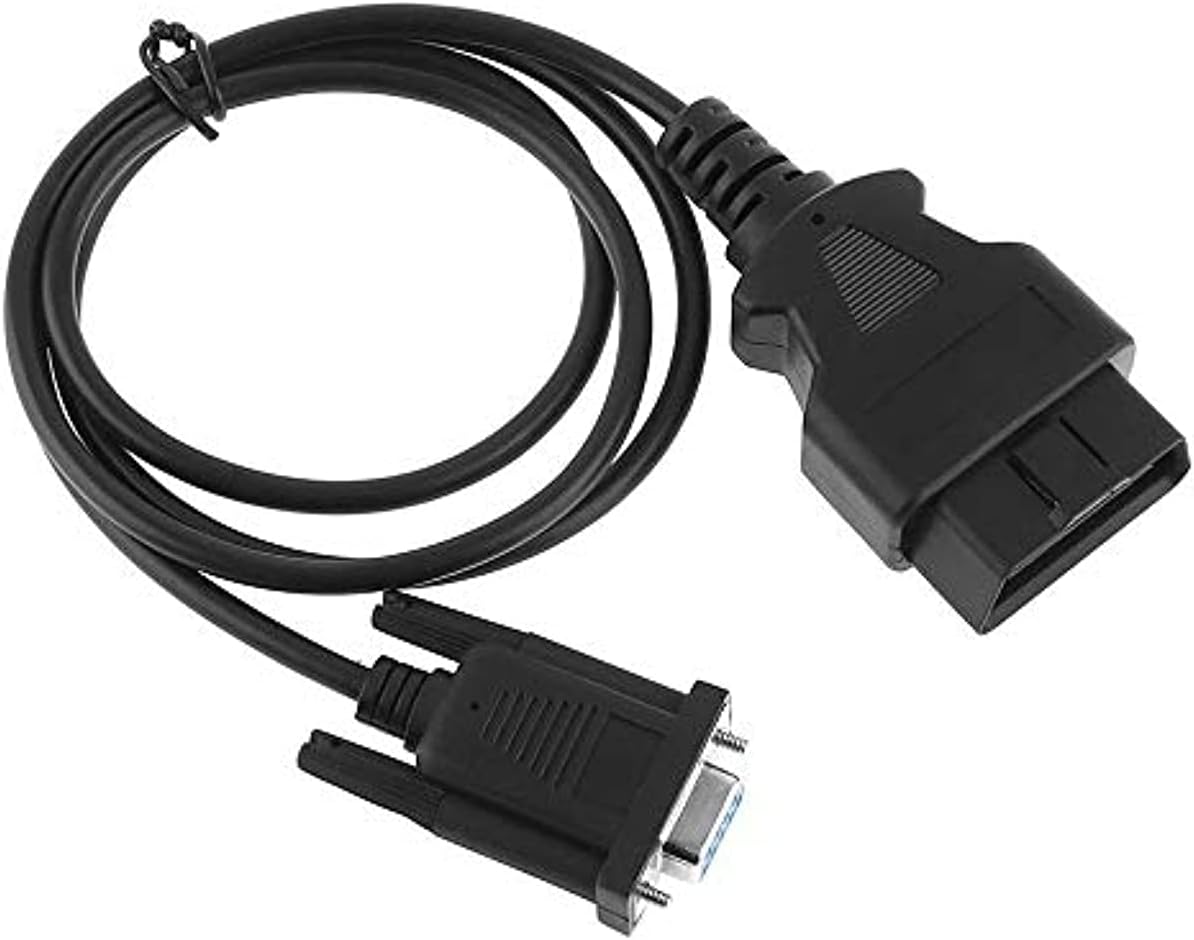 OBD-II 16Pin Male to DB9 RS232 Auto Vehicle Extension Connector Cable ...