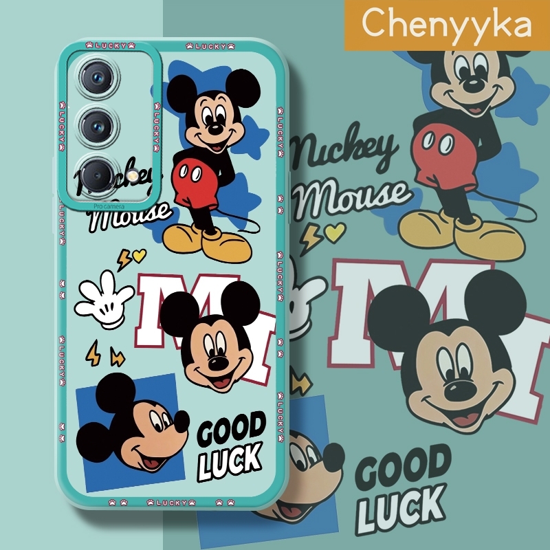 Chenyyka Case For Realme GT Master Case Fashion Cartoon Mickey Thin ...