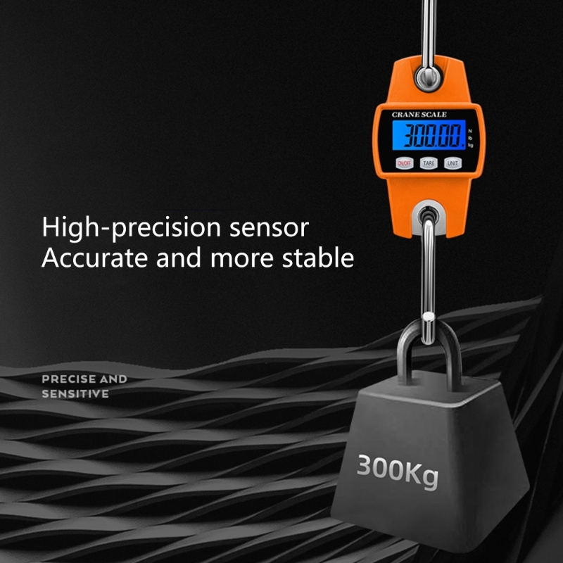 Hanging Weight Scale 660lb 300KG Digital Electronic Weighing Scale for ...
