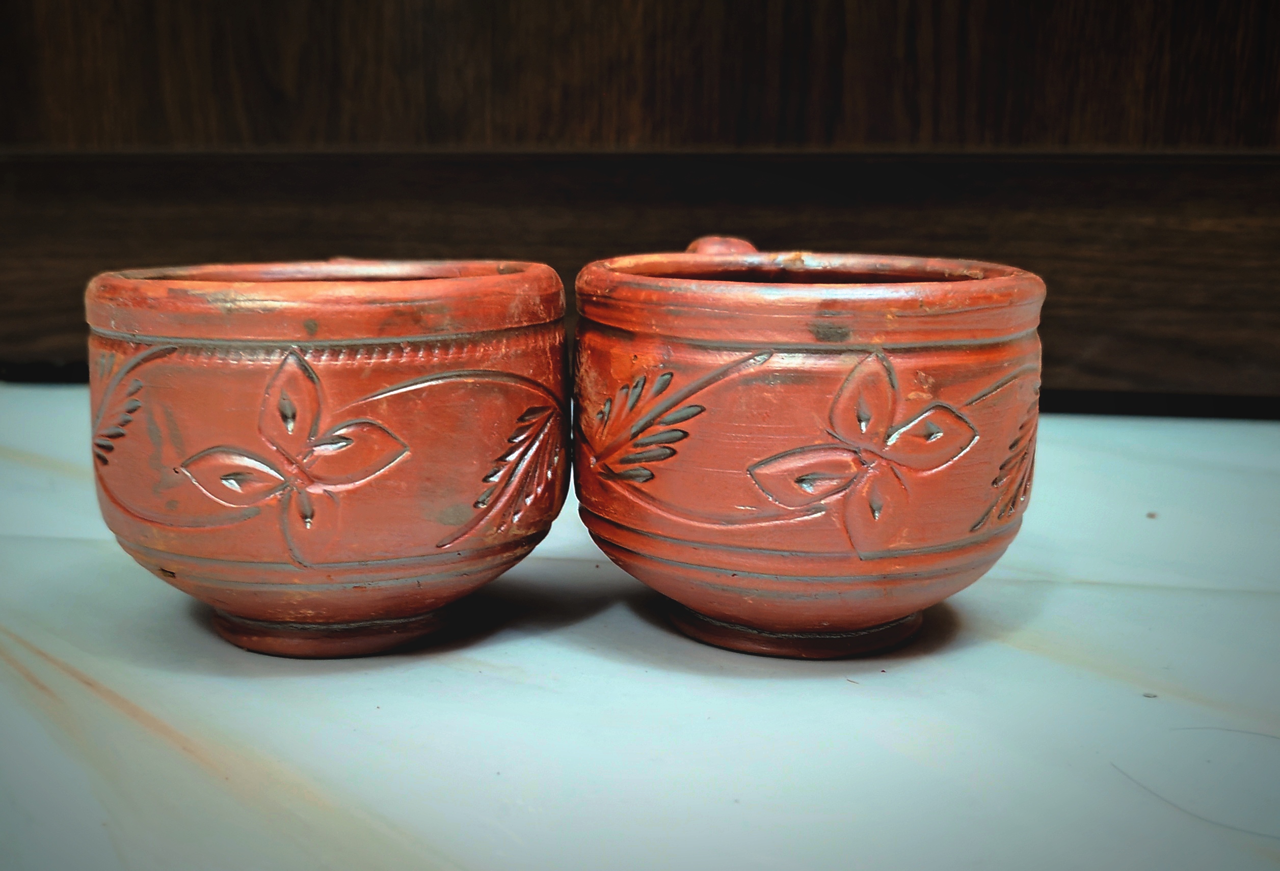 Clay tea cup /matir cup (2 pics cup) | Daraz.com.bd
