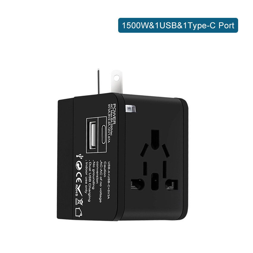 DoomHot Multi Socket International Travel Adapter All-in-one Universal ...