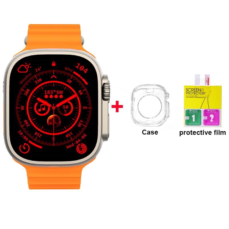 1GB ROM Hello Watch 3+ Smart Watch Amoled Screen Series 8 49mm NFC ...