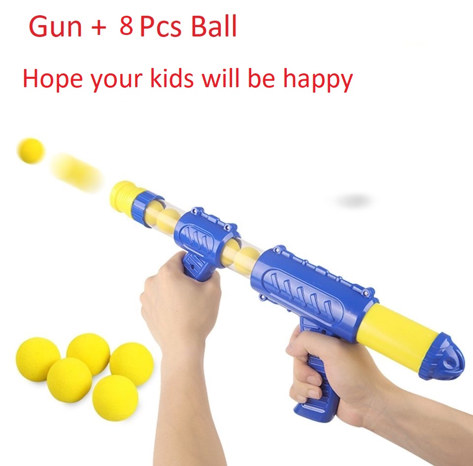 Pump Action Power Blaster Shooting Soft Foam Bullet for Children ...