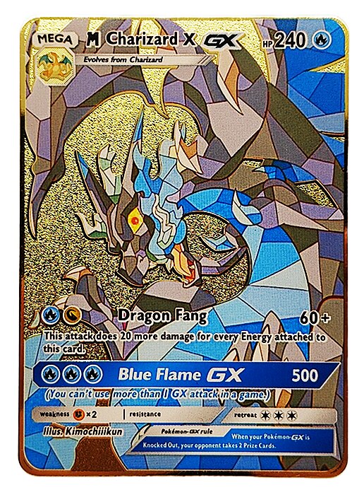 【Serendipity party】Metal Pokemon Cards Golden Letter Metal Pikachu ...