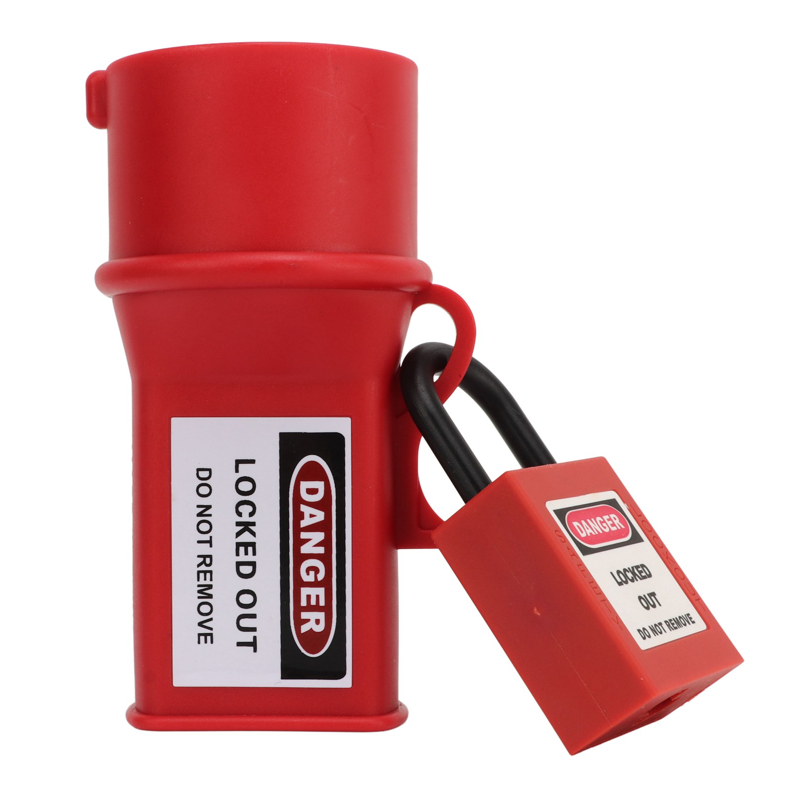 Pin and Sleeve Socket Lockout Device, Keys Socket Lockout Padlock Set ...