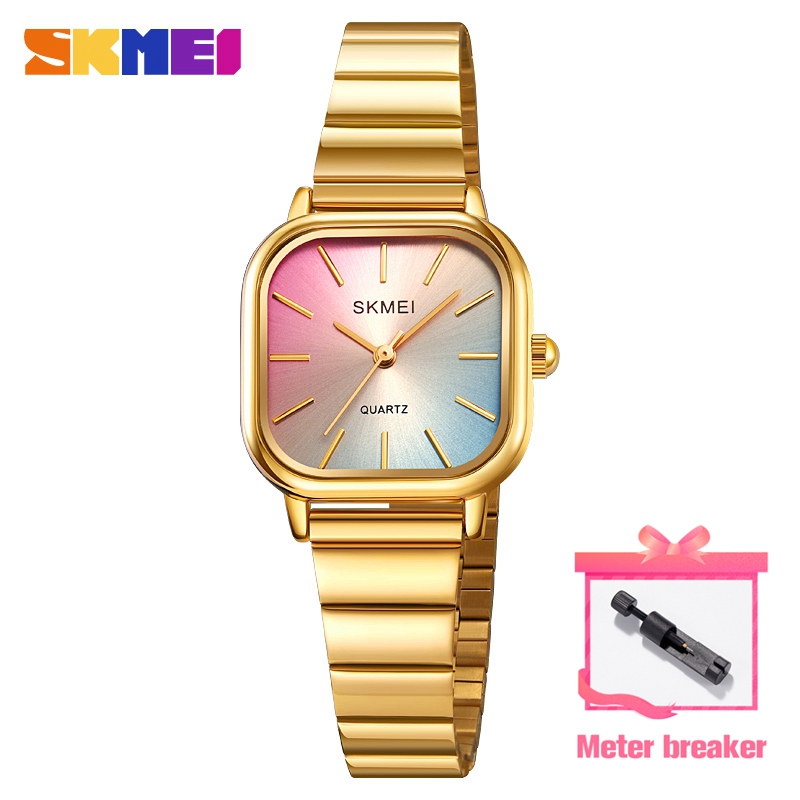 SKMEI Quartz Watch With Rainbow Dial 30m Waterproof Fashion ...