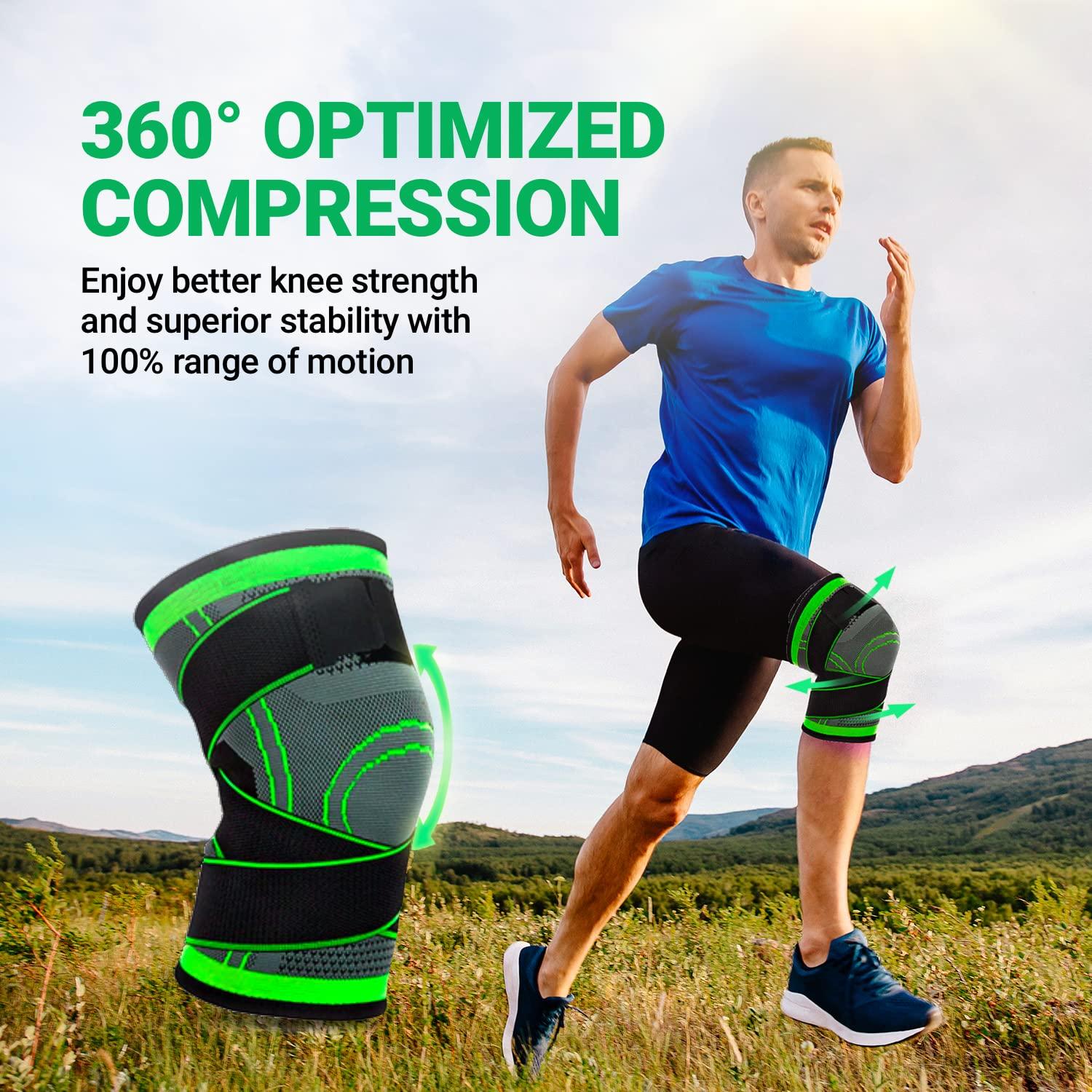 Knee Brace Support Knee Pad Guard Reducer for Men & Women