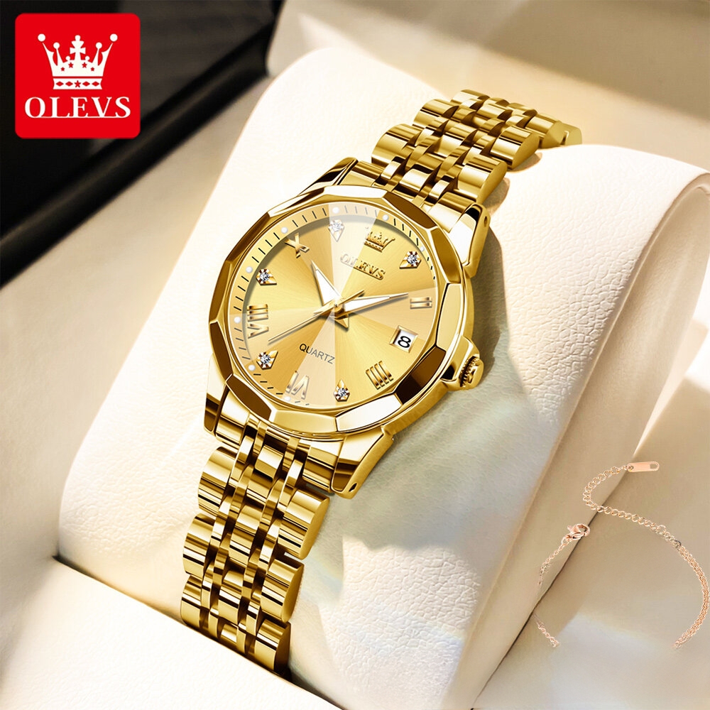 Olevs Stylish & Fashionable 9931 Elegant Mirror Quartz Ladies Watch