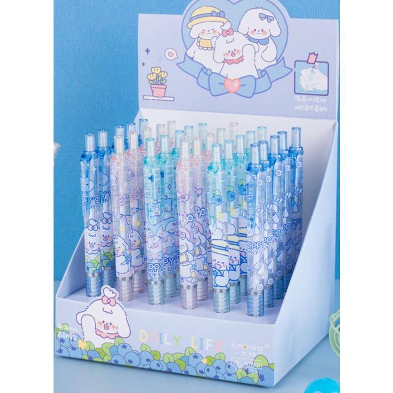 6Pcs/Set Cartoon Bear Mechanical Pencil 0.5mm Kawaii 2B Automatic ...