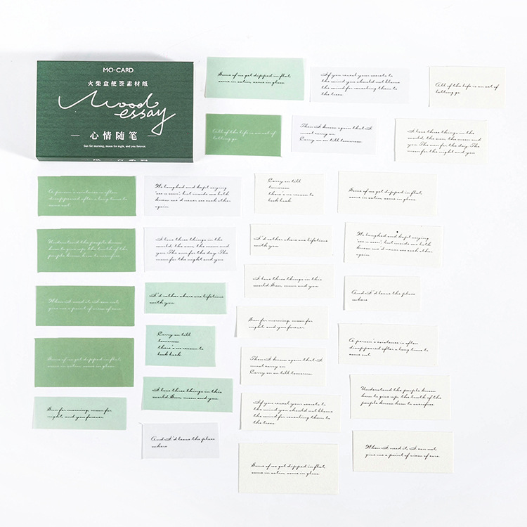 RHS Online 60PCS A Piece Of Paper And A Sentence Series Note Material ...