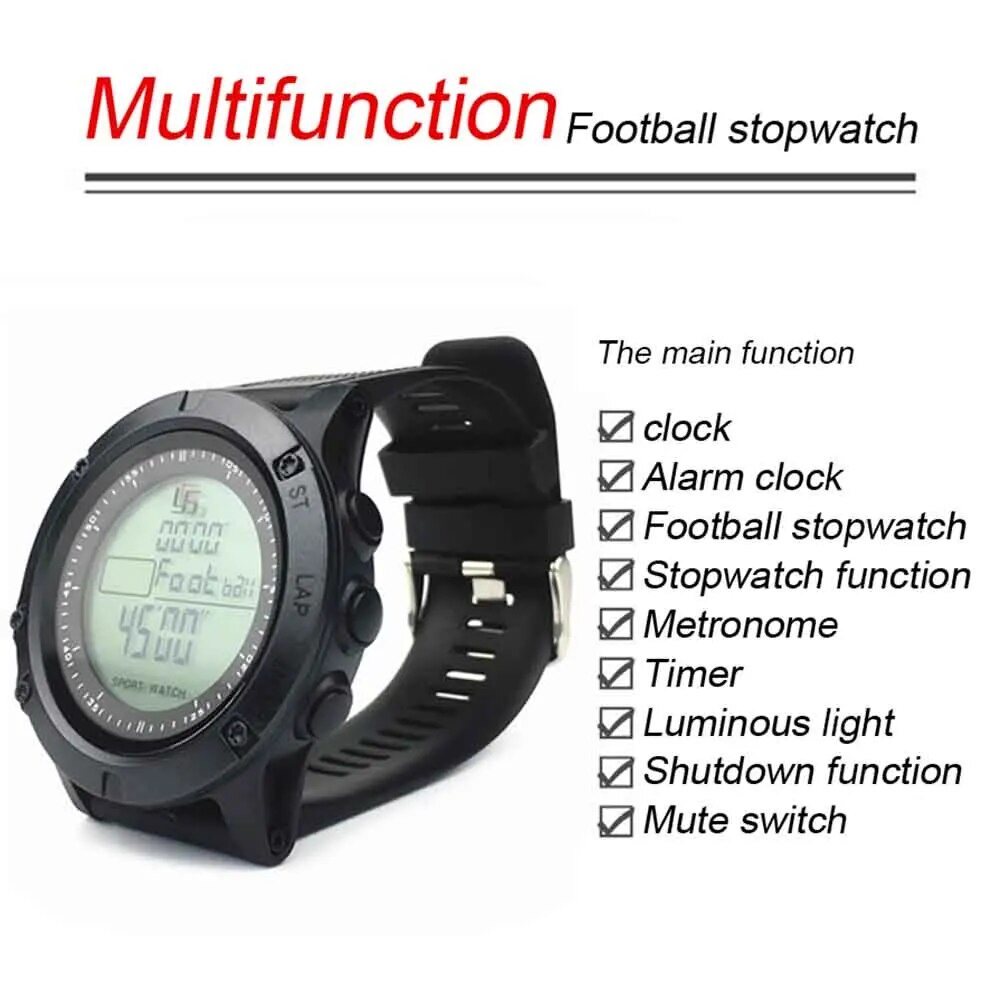 【YIYANGMAOYI111】Easy Operate Soccer Stopwatch Referee Timer Night Light ...