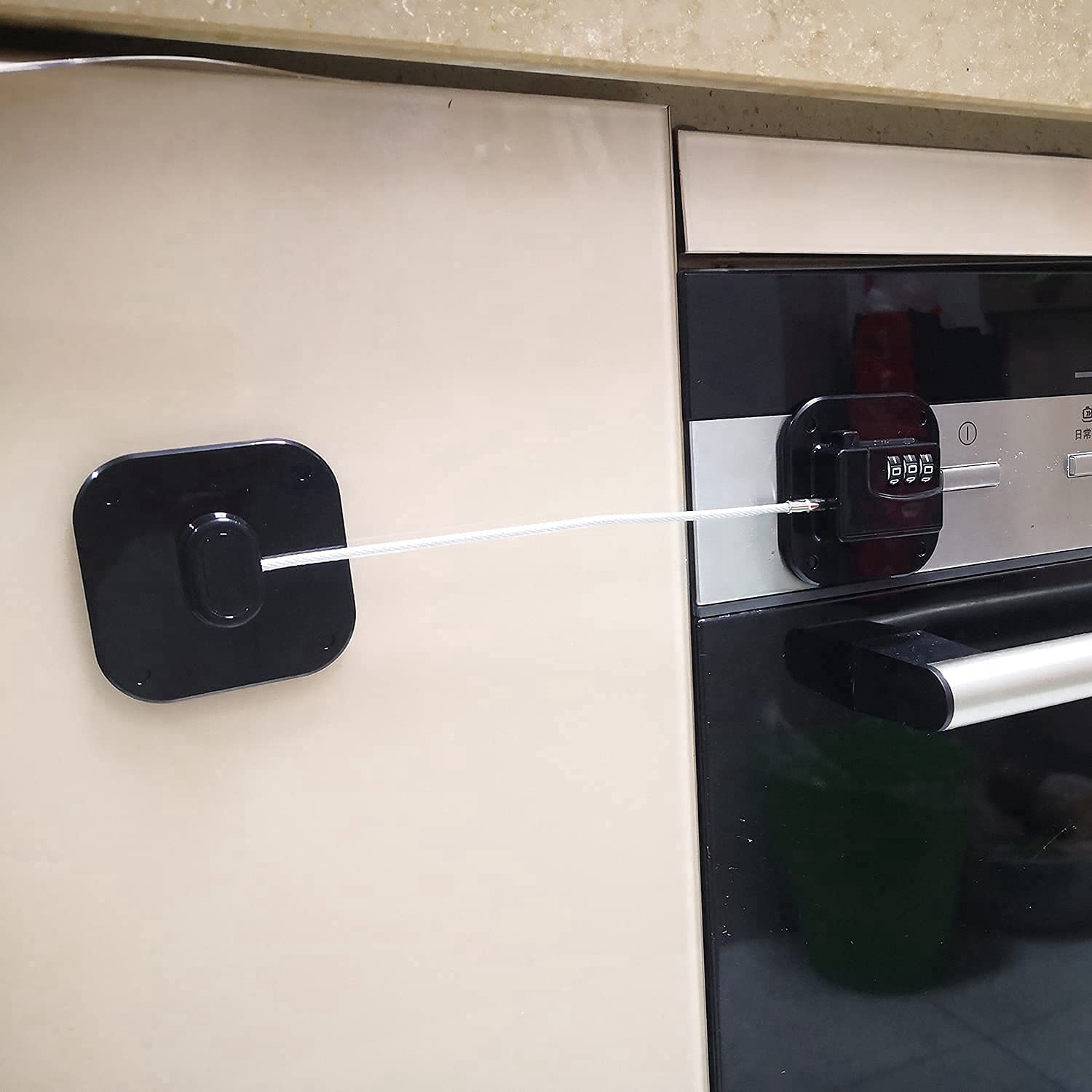 2 Pack Keyless Refrigerator Lock for Kids, Closet Lock, (White) | Daraz ...