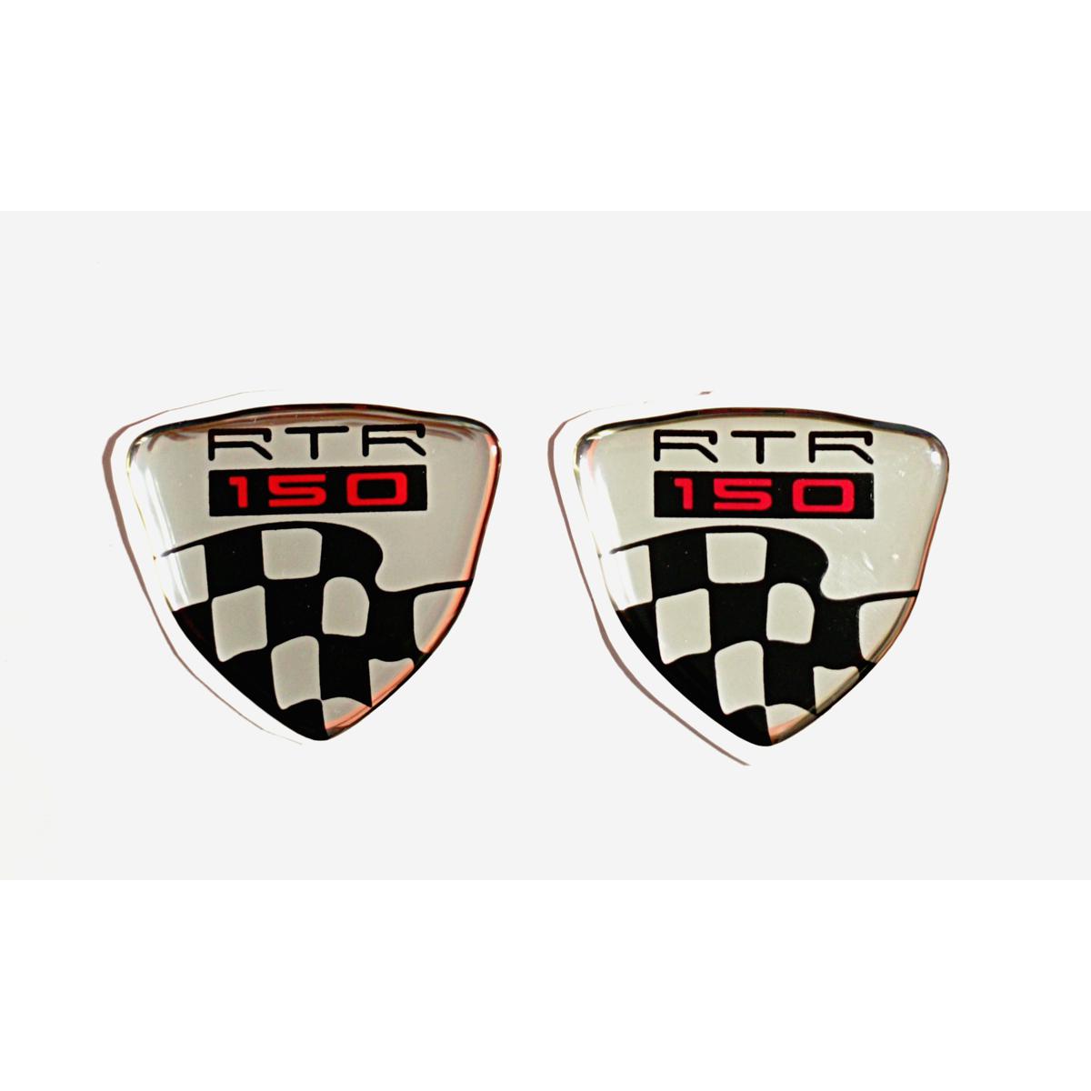 Apache RTR 150 dash board sticker for motorcycle- 1 pcs Sticker -silver ...