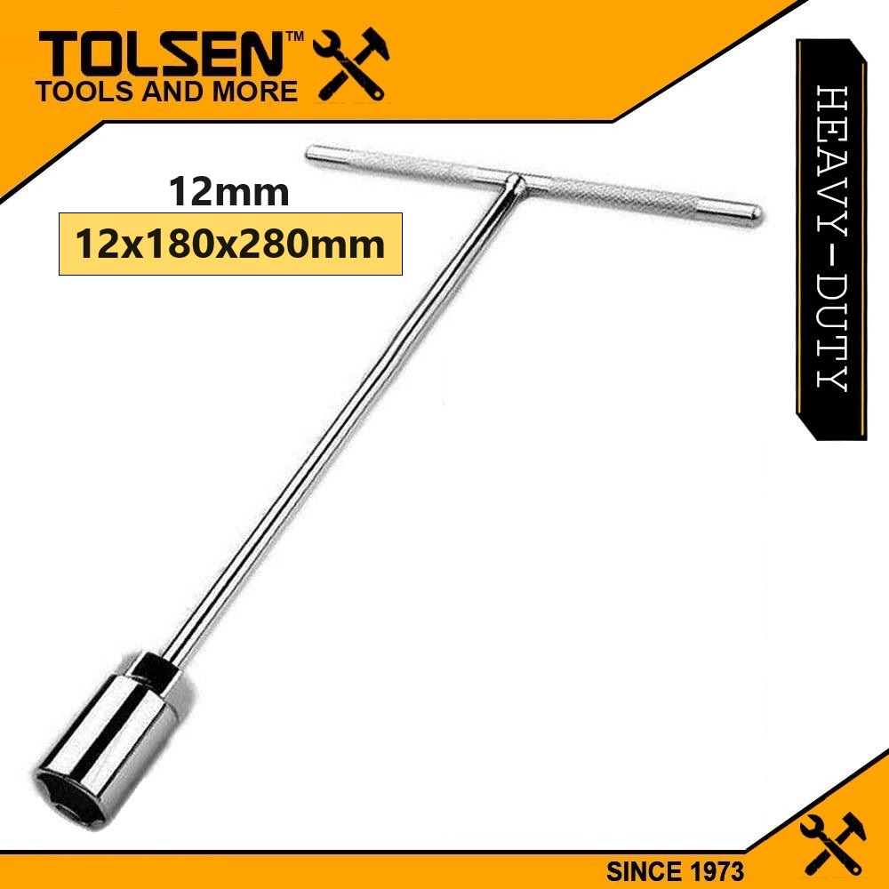 TOLSEN T Wrench ( 8 | 9 | 10 | 12 | 13 | 14 | 17 | 19x180x280mm ) Cr-V ...