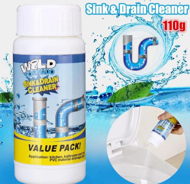 Kitchen Sink Toilet Drain Cleaner Block Unblock Powder Pipeline Clean ...