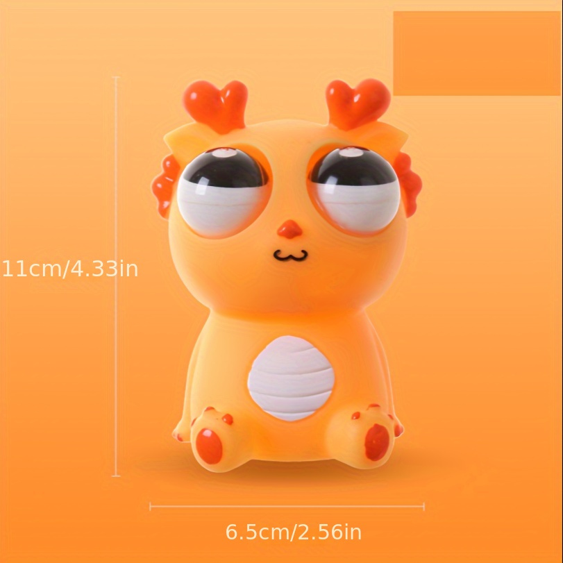 Stress Relief Toy Eye Popping Dragon Funny Eyeball Burst Toys Pop Out ...