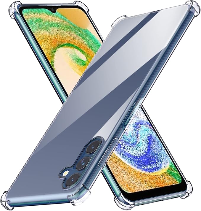Samsung A04s Transparent TPU Case – Slim, Flexible & Shockproof Back ...