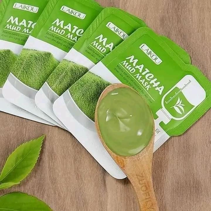 LAIKOU Matcha Mud mask - 5g - 12Pcs pack | Daraz.com.bd