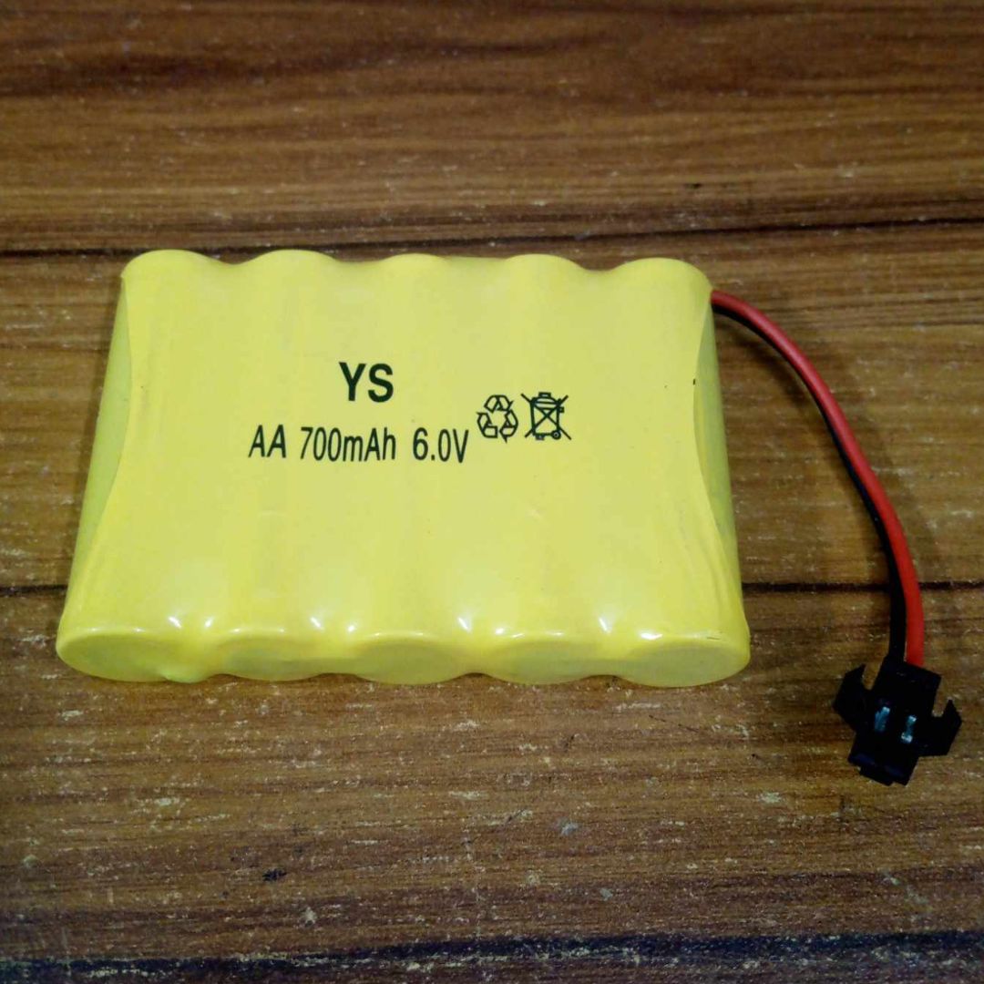 6V Battery 6V 700mAh Rechargeable Battery AAx5 Rechargeable Battery 6V ...