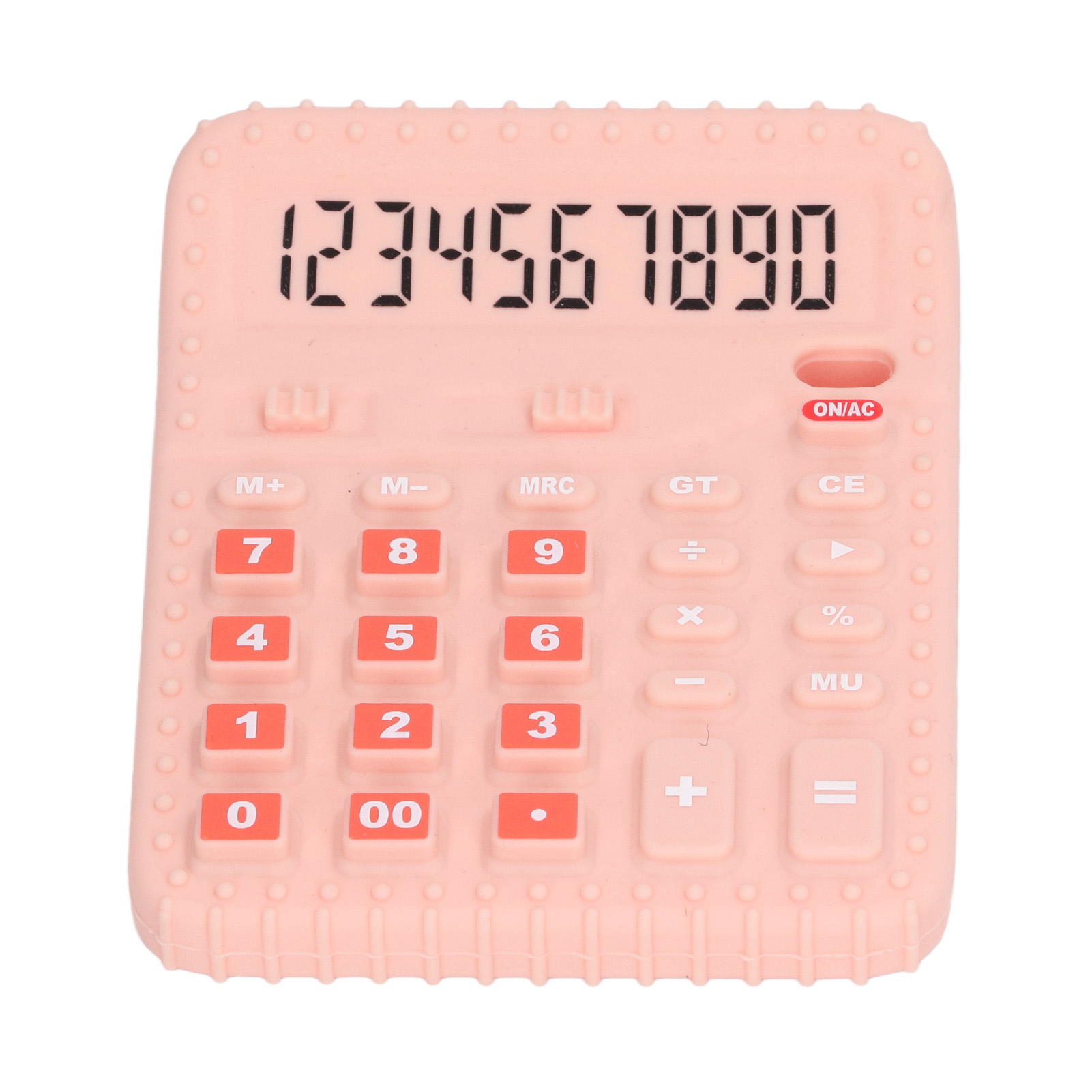 Baby Silicone Teether Kids Chew Necklace Sensory Chewy Calculator Shape ...