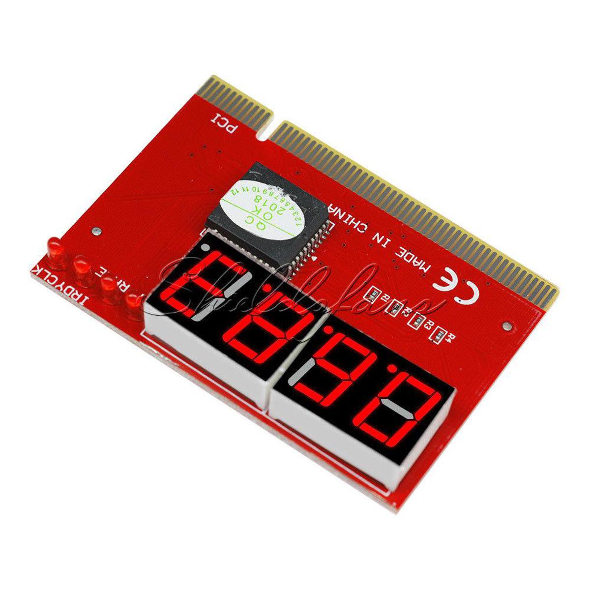 PC Motherboard Analyst Card LED 4 Digit Analysis Diagnostic Test Post ...