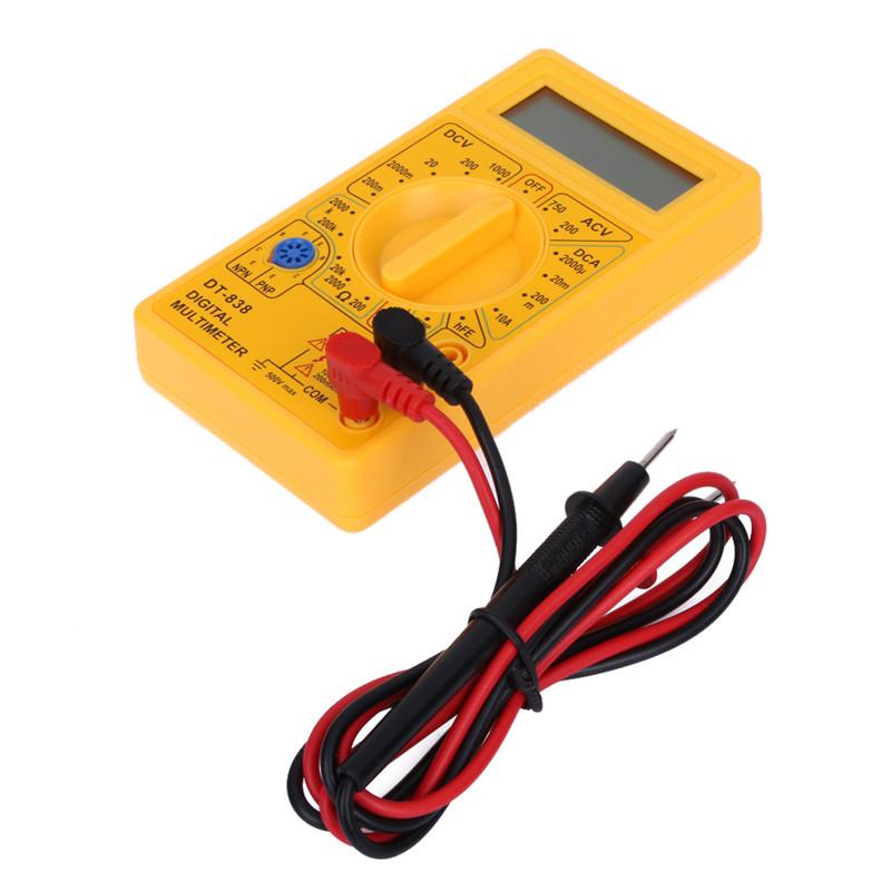LCD DT838 - Digital Multimeter - AC DC - Overload Protection on All ...