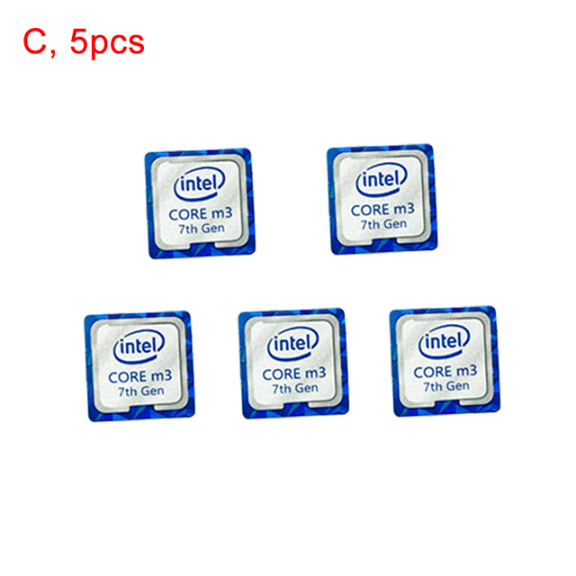 1/5pcs Label Sticker Lap Desk Cpu Xeon Pentium Processor Labe Logo ...