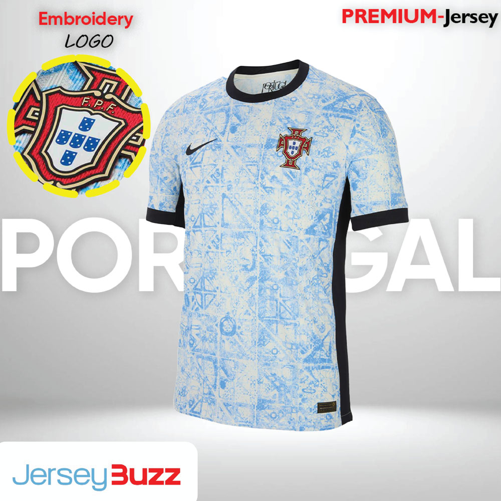 Portugal Short sleeve Jersey For Men-Portugal Jersey 2024 I National ...