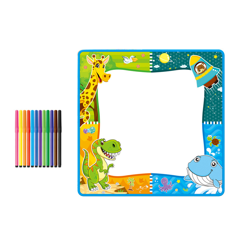 Doodle Mat Aqua Magic Water Drawing Mat Coloring Painting Cloth Mat ...