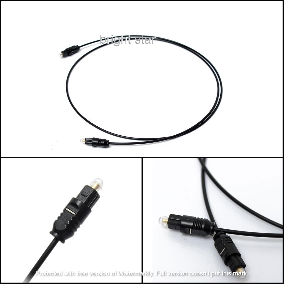 3.3Ft /1M Male Digital Audio Fiber Optical Optic SPDIF DVD CD Toslink ...