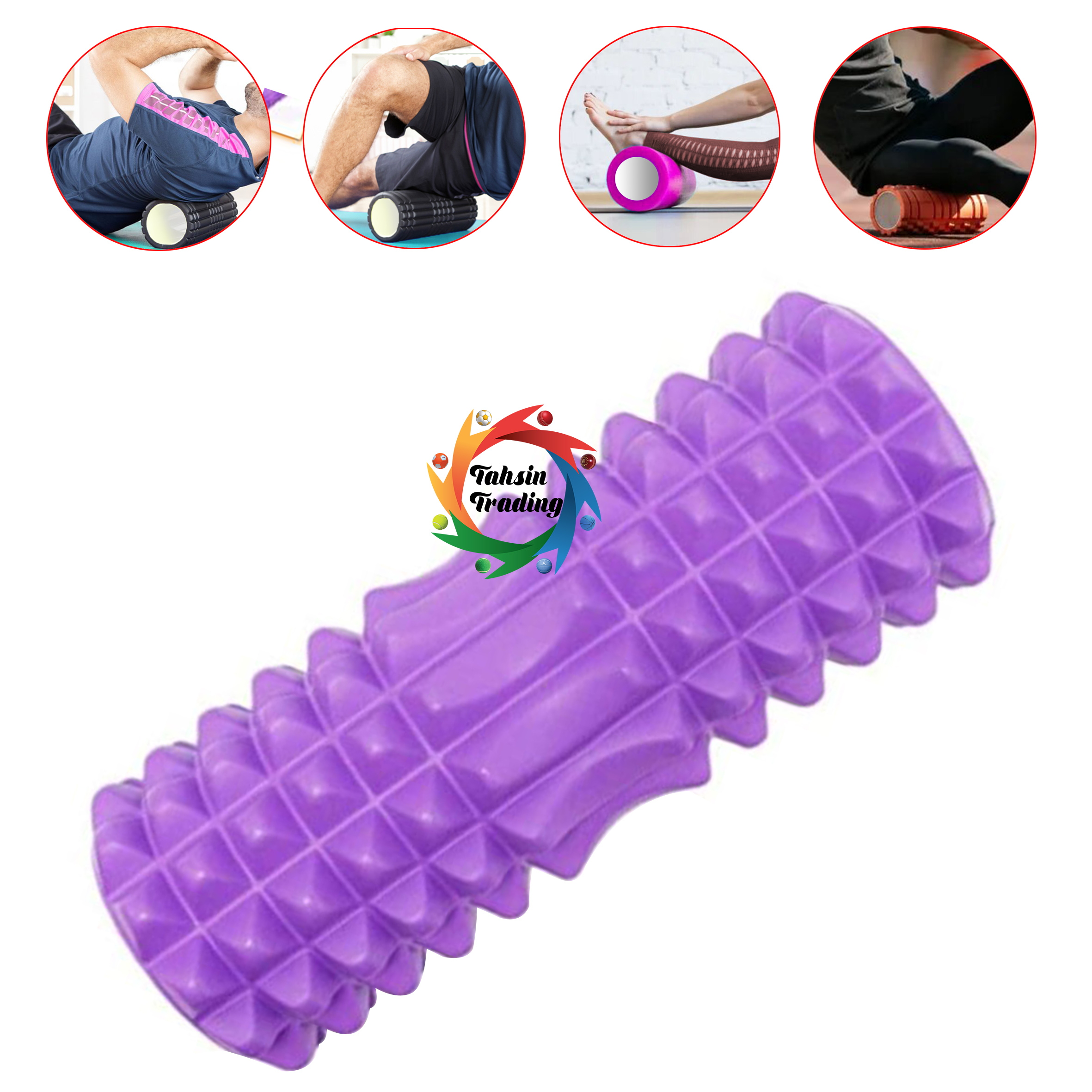 Roller Foam 13" - Angle Spike - Purple | Daraz.com.bd