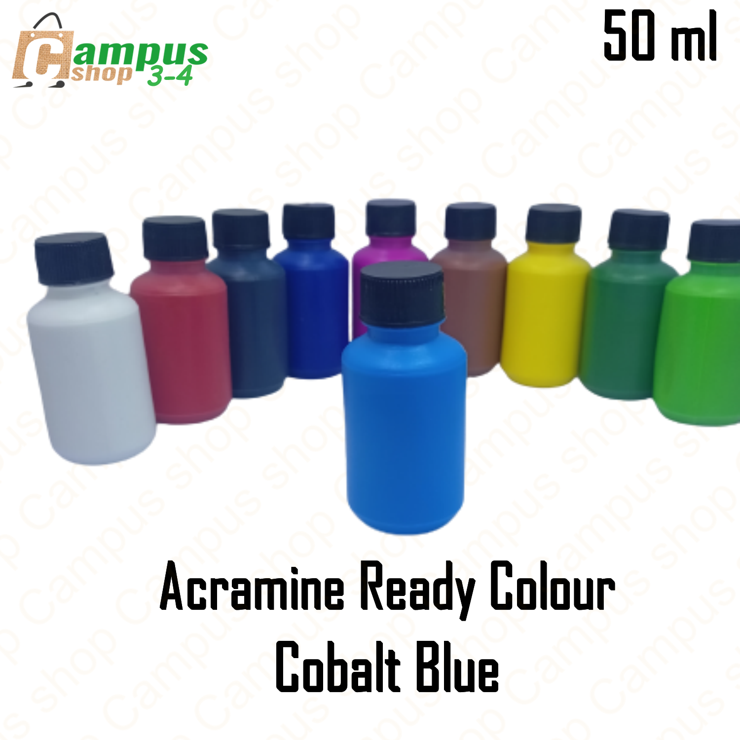 Acramine Ready Colour for Febric Paint(White, Black, Red, Yellow ...