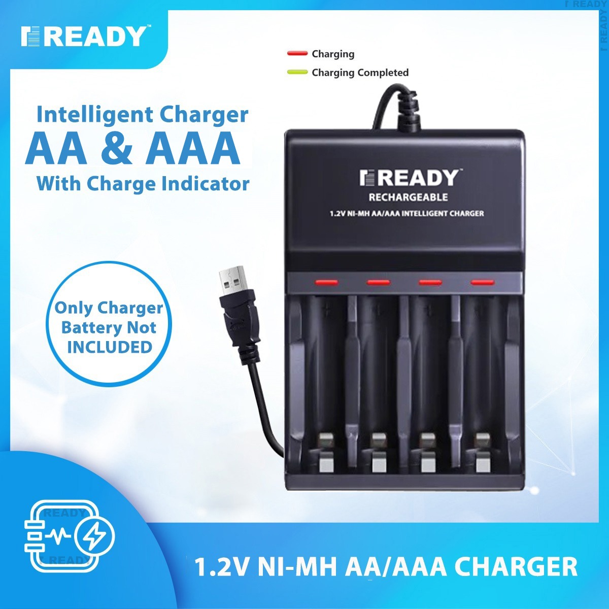 Efficient Charging Made Smart: READY RE83 4-Slot USB Intelligent Quick ...