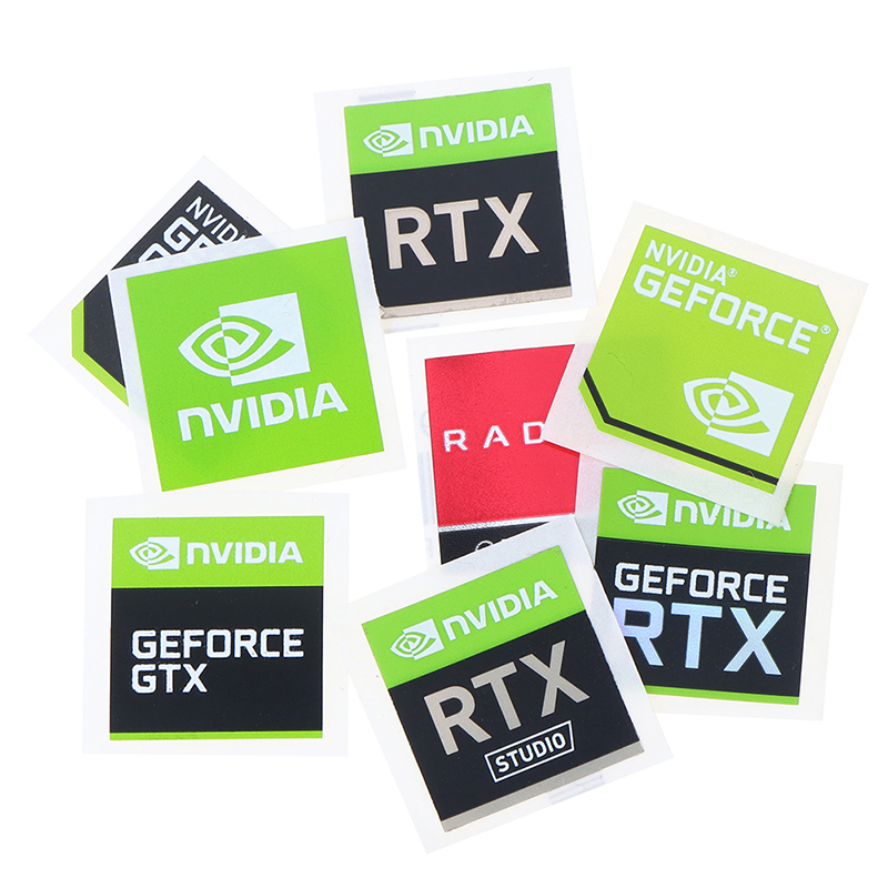 5PCS New NVIDIA GTX GEFORCE Laptop Desktop Label Decorative Sticker ...