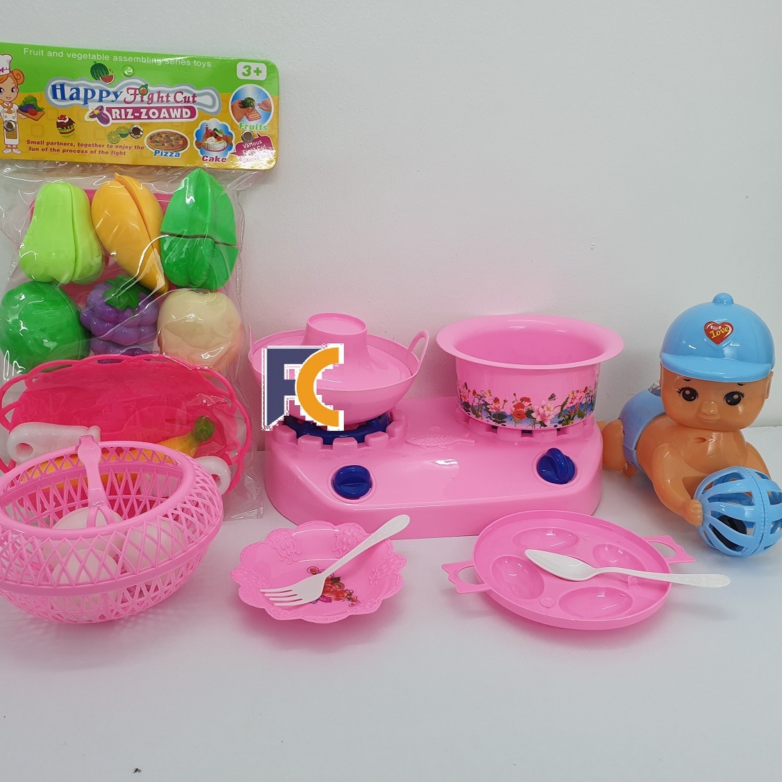 Kitchen Combo - 1 Babu Kitchen Set and Fruit Set | Daraz.com.bd