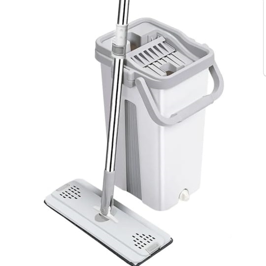 Mop Bucket NSESSHome Mop And Bucket With Wringer Set, Hands Free Flat ...