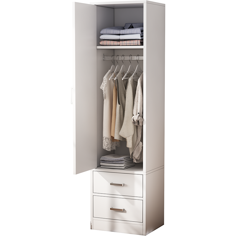 1 Door Almirah, Freestanding Simple Modern Singel Almari with 2 Drawer ...