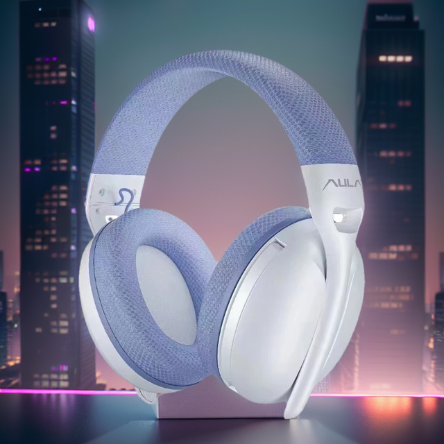 AULA S6 Wireless Headphones Gaming Headsets Bluetooth 5.3 Earphones 3 ...