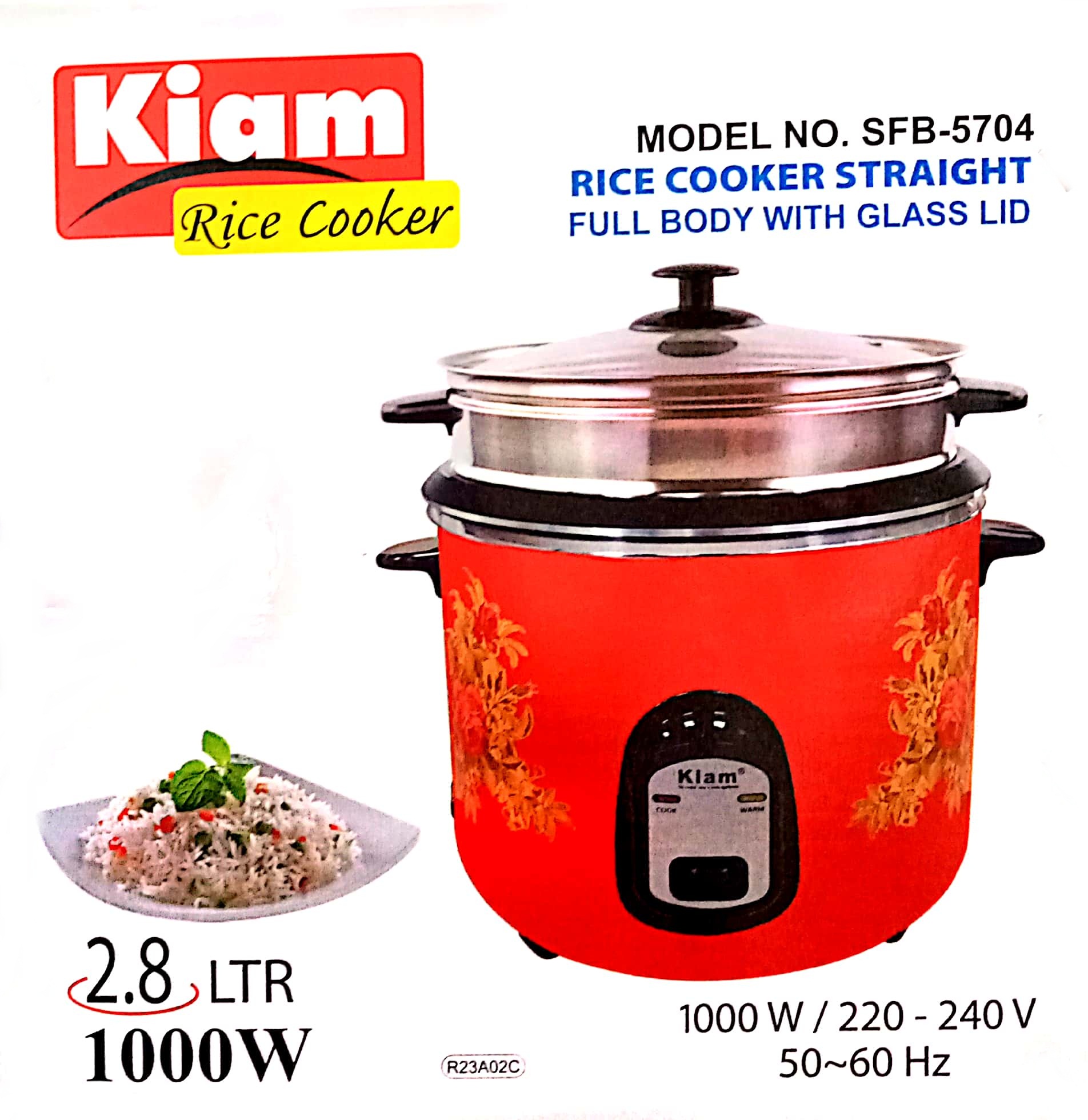 2.8L Kiam Rice Cooker SFB-5704 | Daraz.com.bd