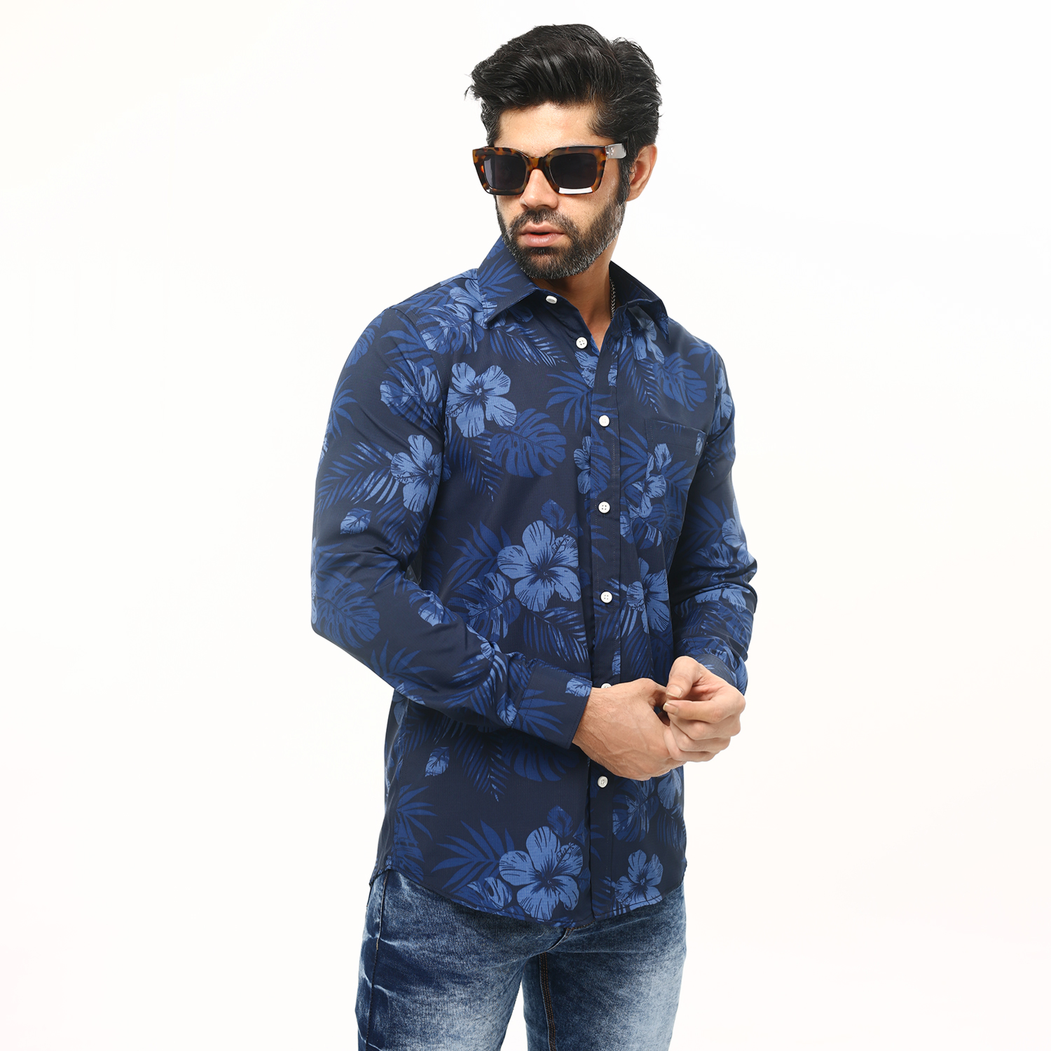Gents World High Quality China Fabric Full Sleeve Shirt | Daraz.com.bd