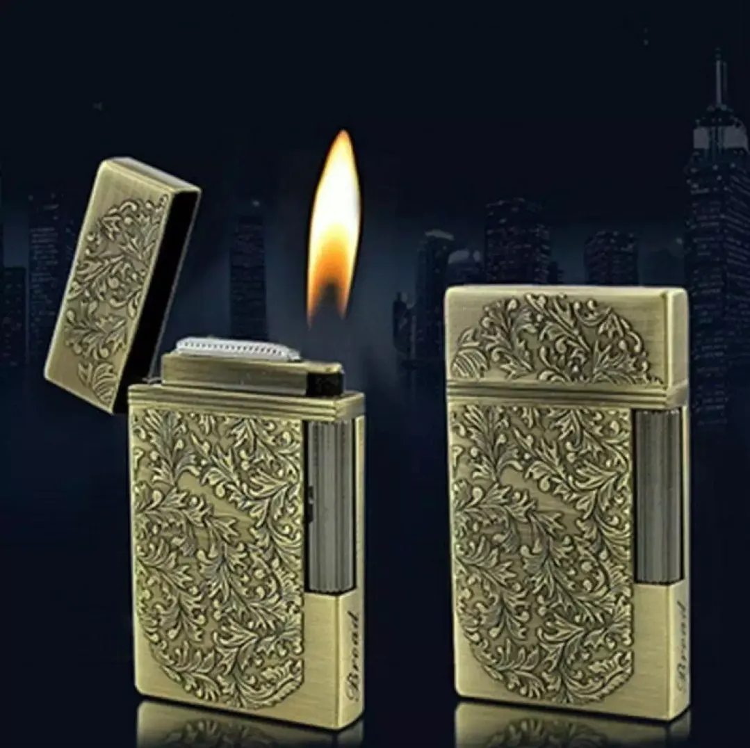 Luxury Vintage Butane Lighter Antique Cigar Lighter Prestige Metal ...
