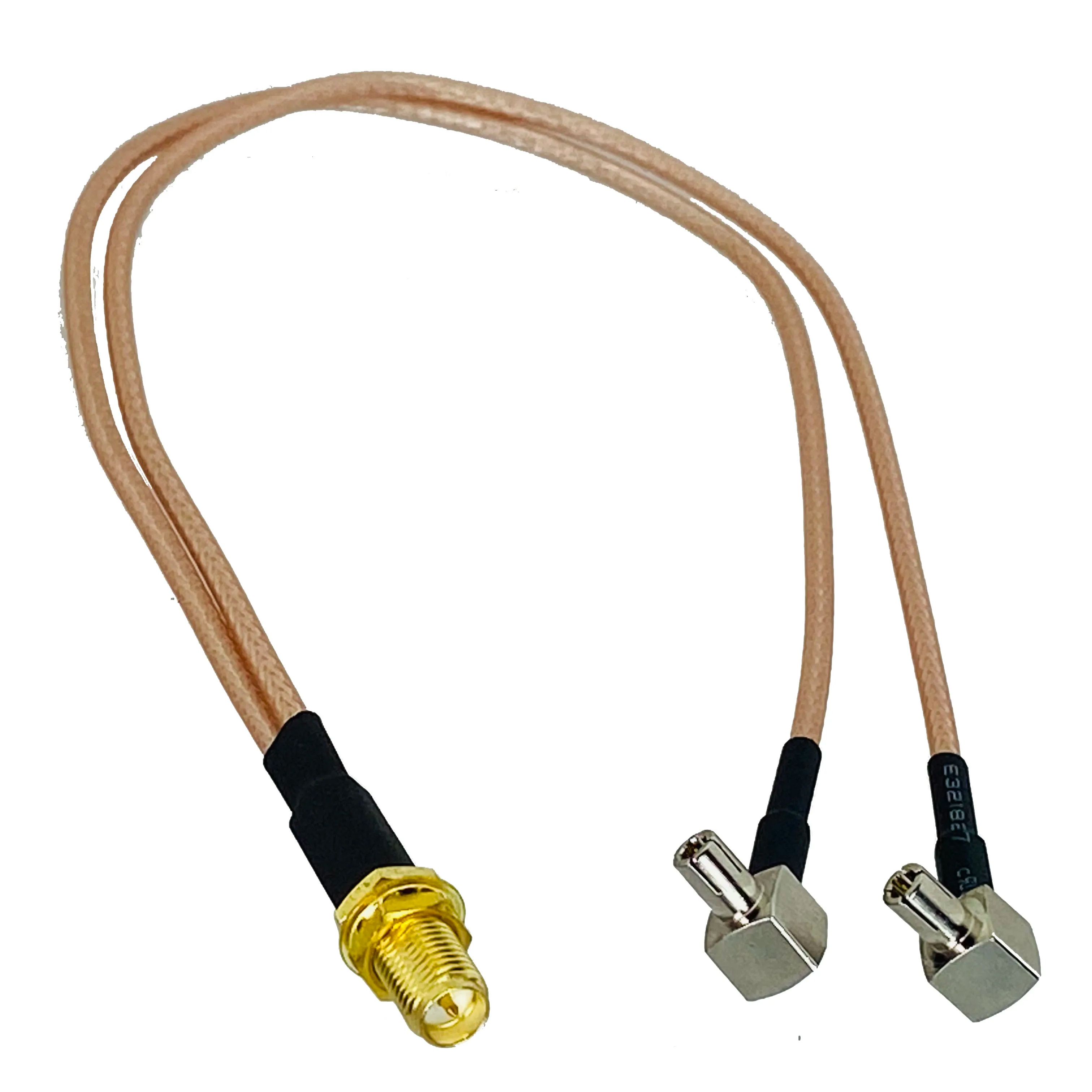 RG316 SMA RP SMA Female Bulkhead to CRC9 TS9 Male Plug Straight Right ...