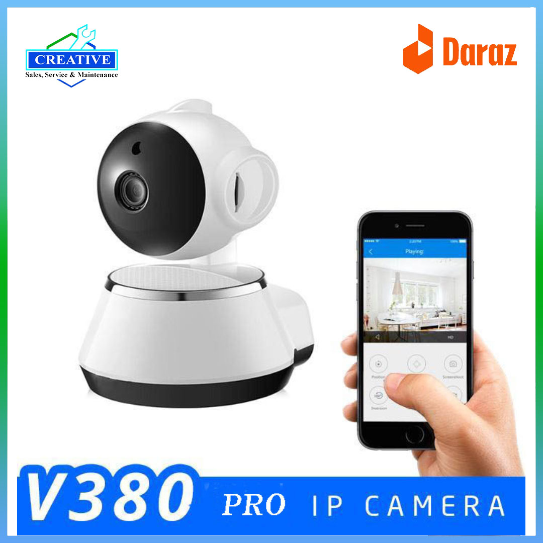 Mini Doll V380 Wifi IP Camera 360 Degree CC tv Camera, Wireless Mini ...