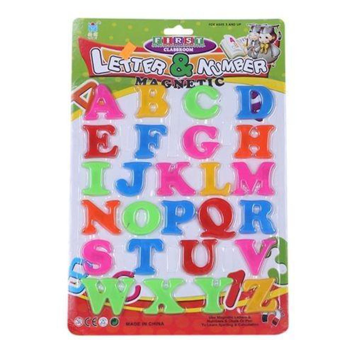 Magnetic Letters ABC Letter Toy - Multi Color | Daraz.com.bd