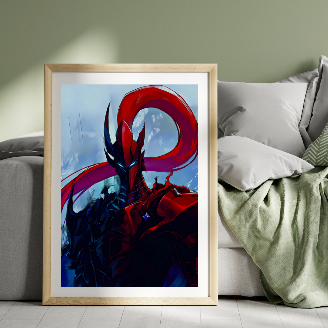 Solo Leveling Picture Frame - Igris Wall Frame - Anime Wall Frame ...