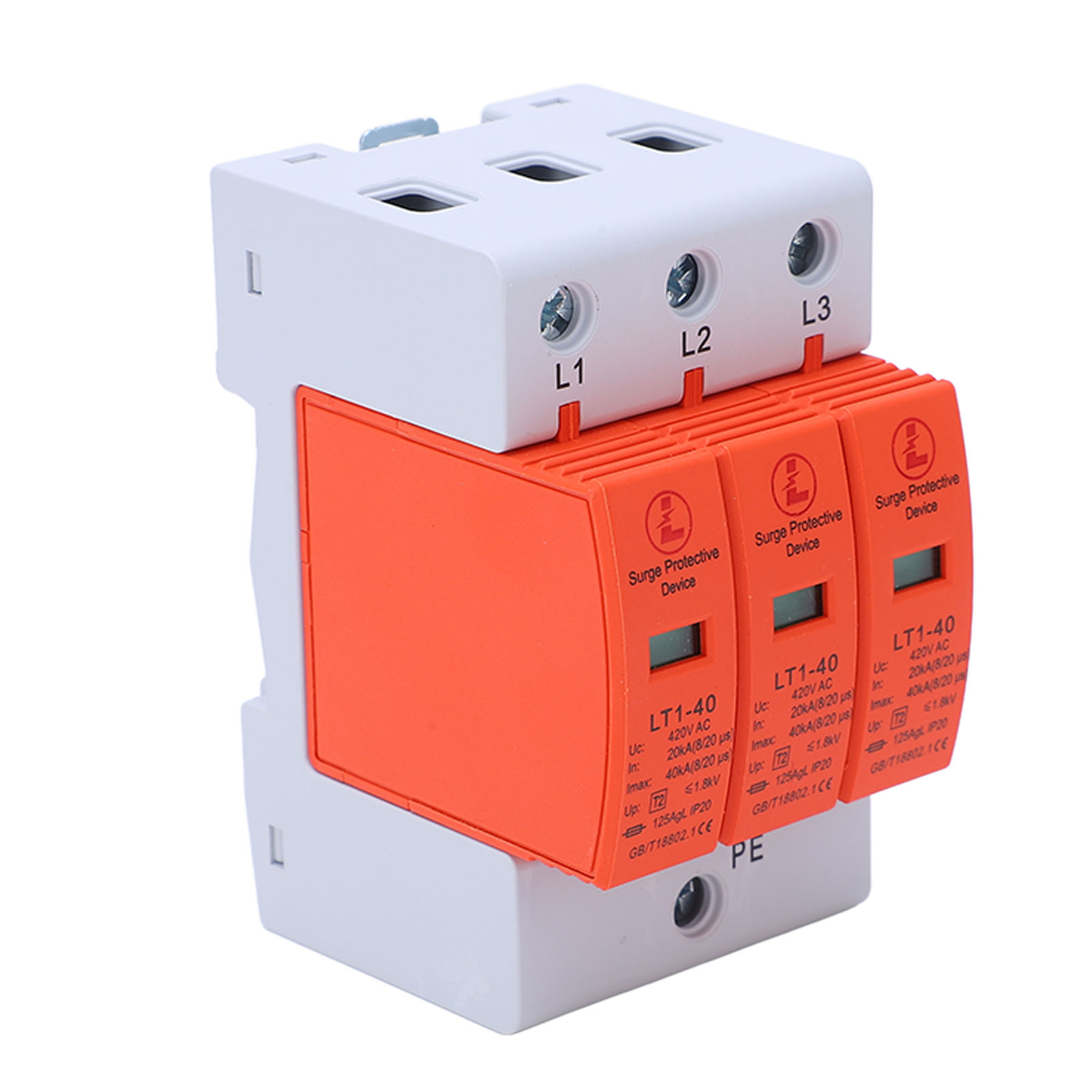 Surge Protector, IP20 AC420V Safe Surge Protective Device Breaker ...