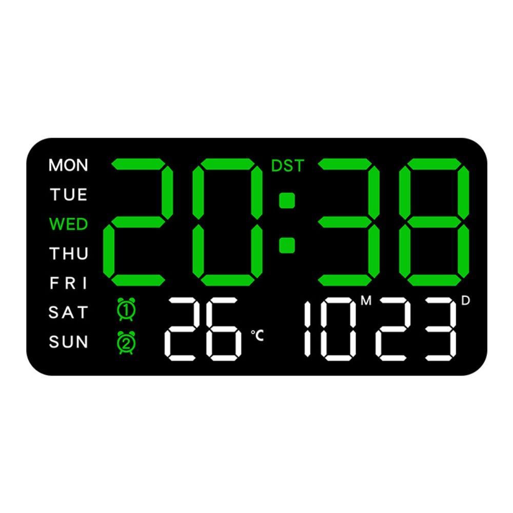 New Wall-mounted Electronic Wall Clock Multi-functional Temperature ...