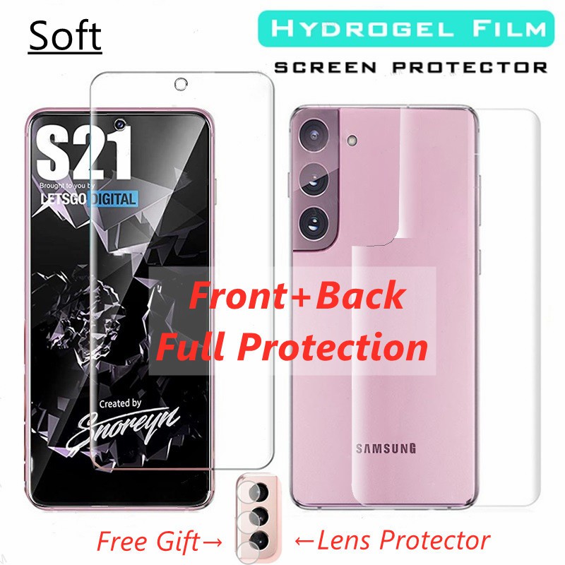 Samsung Galaxy S21 Plus - (3IN1) - Premium Quality Full Cover UV Clear ...