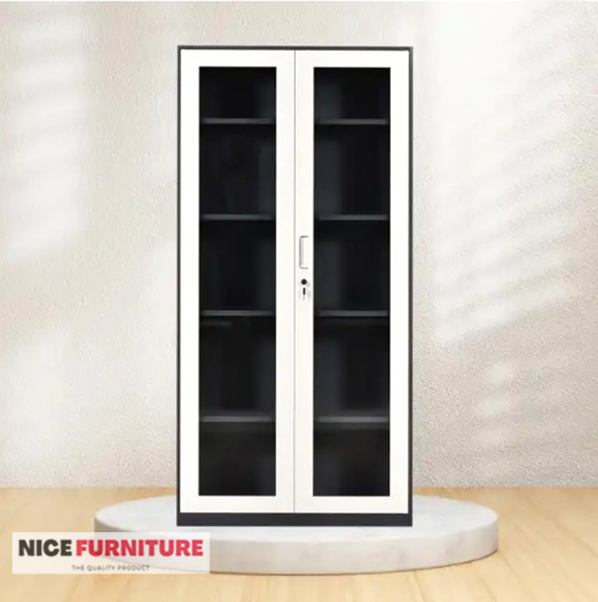 High Quality Office File cabinet, Tall Glass Two-Door File Cabinet by ...