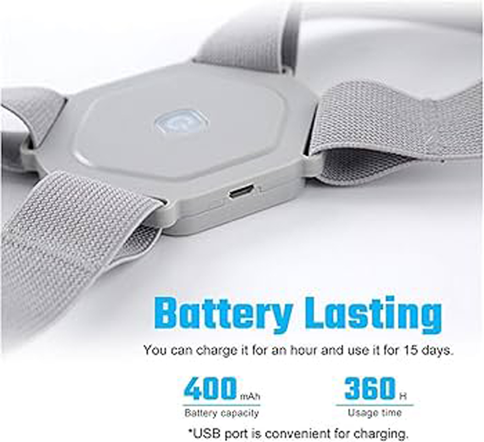 Electric Posture Corrector Back Brace Spine Stretcher Lumbar Vibration ...